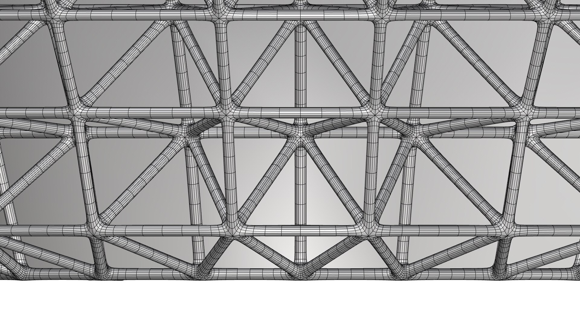 3D Model Circular Space Truss Structure - TurboSquid 2159434