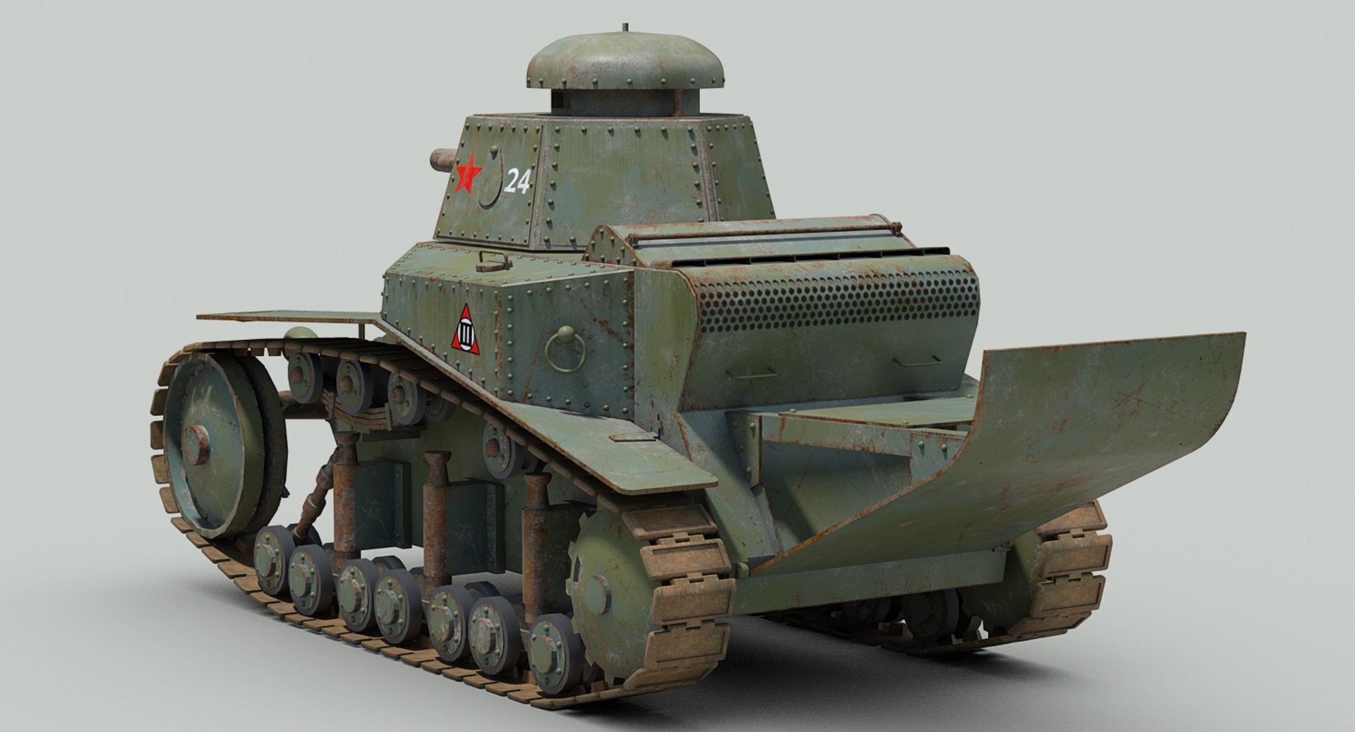 3D Ww2 Soviet T18 Light Tank - TurboSquid 1169148