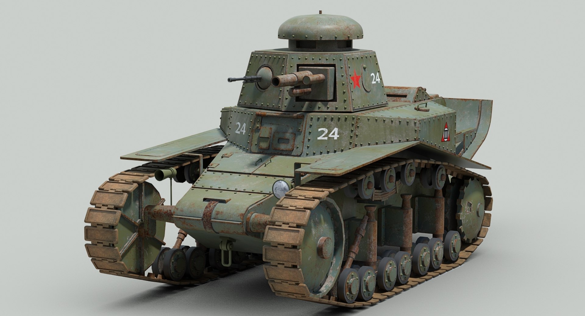 3D Ww2 Soviet T18 Light Tank - TurboSquid 1169148