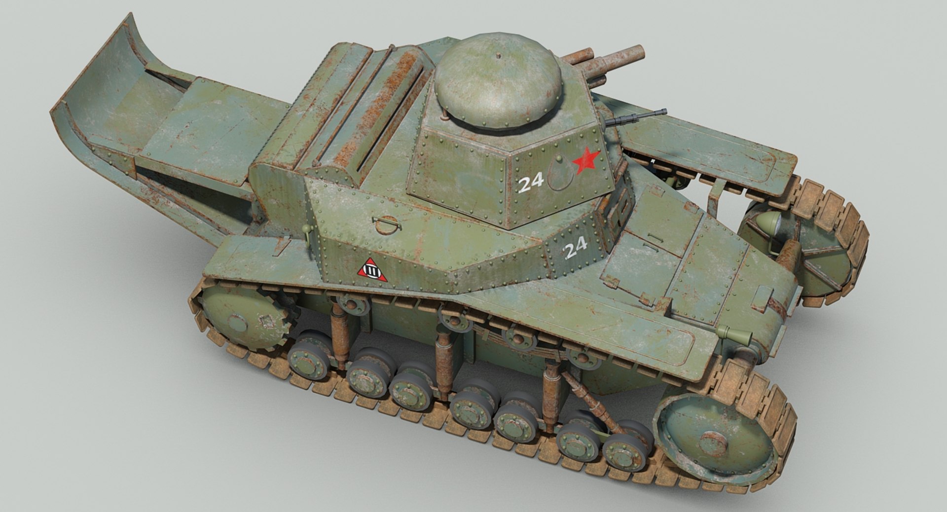 3D Ww2 Soviet T18 Light Tank - TurboSquid 1169148