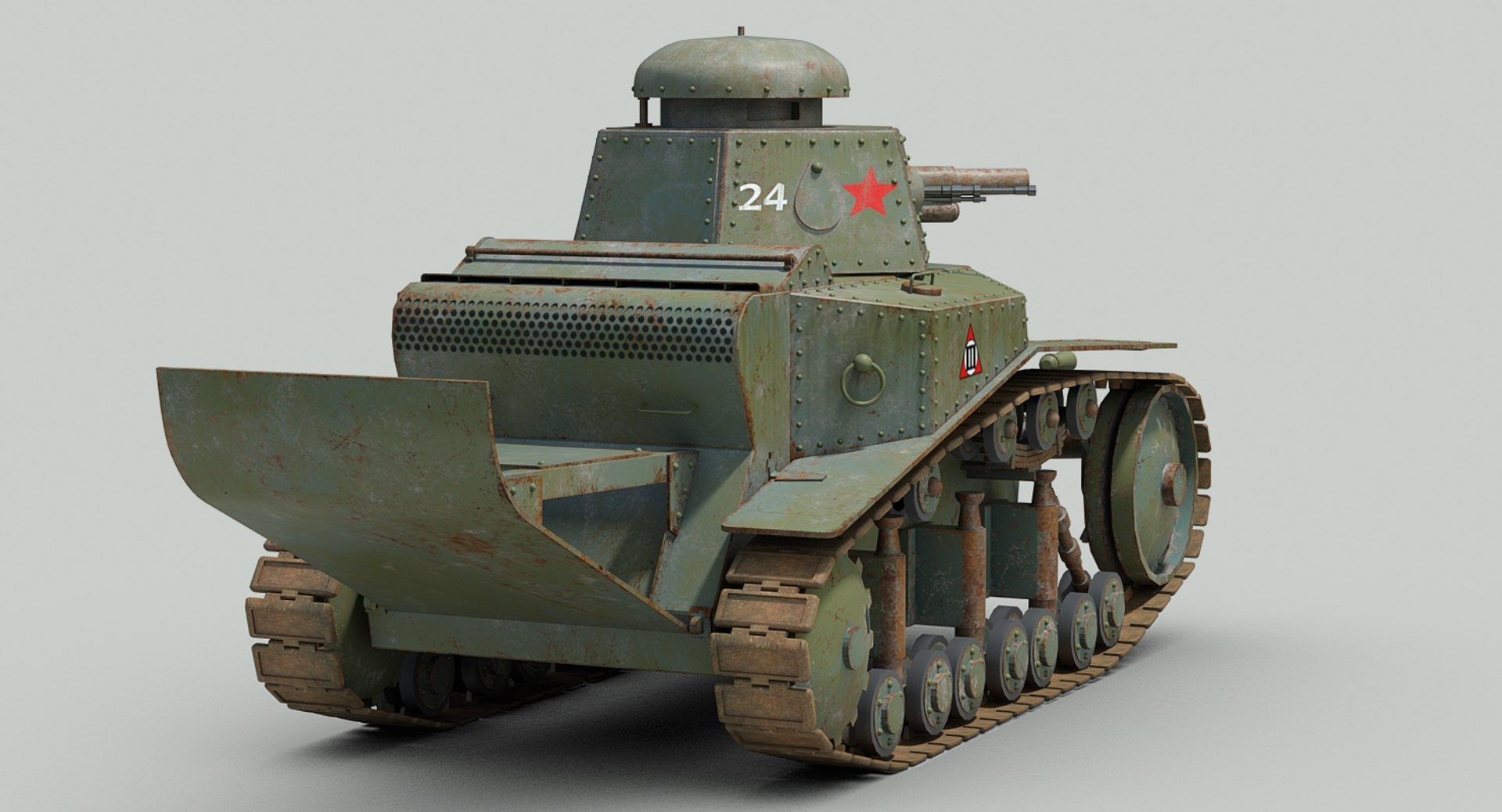 3D Ww2 Soviet T18 Light Tank - TurboSquid 1169148