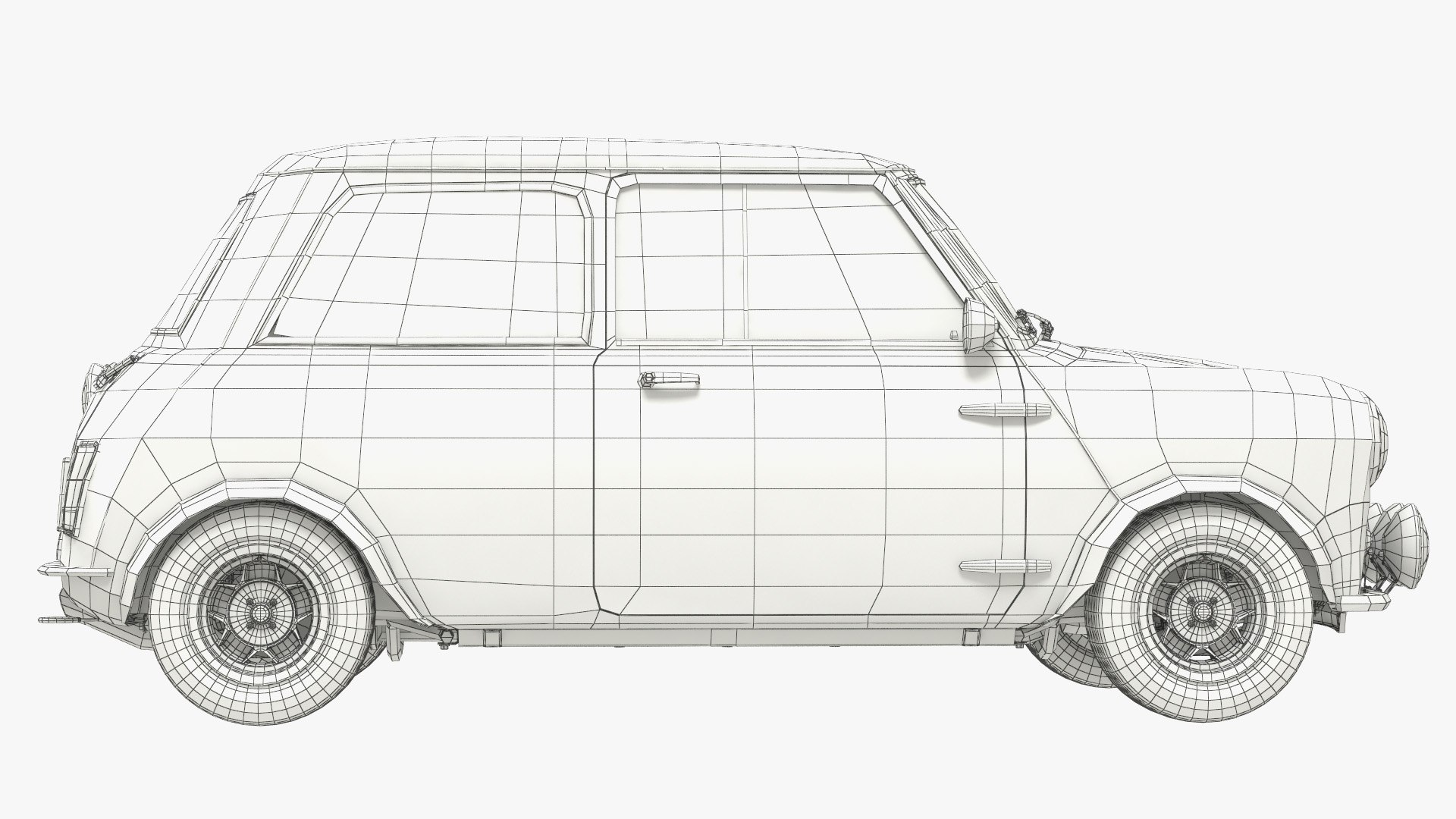 3D Retro Rally Car Red model - TurboSquid 1908914