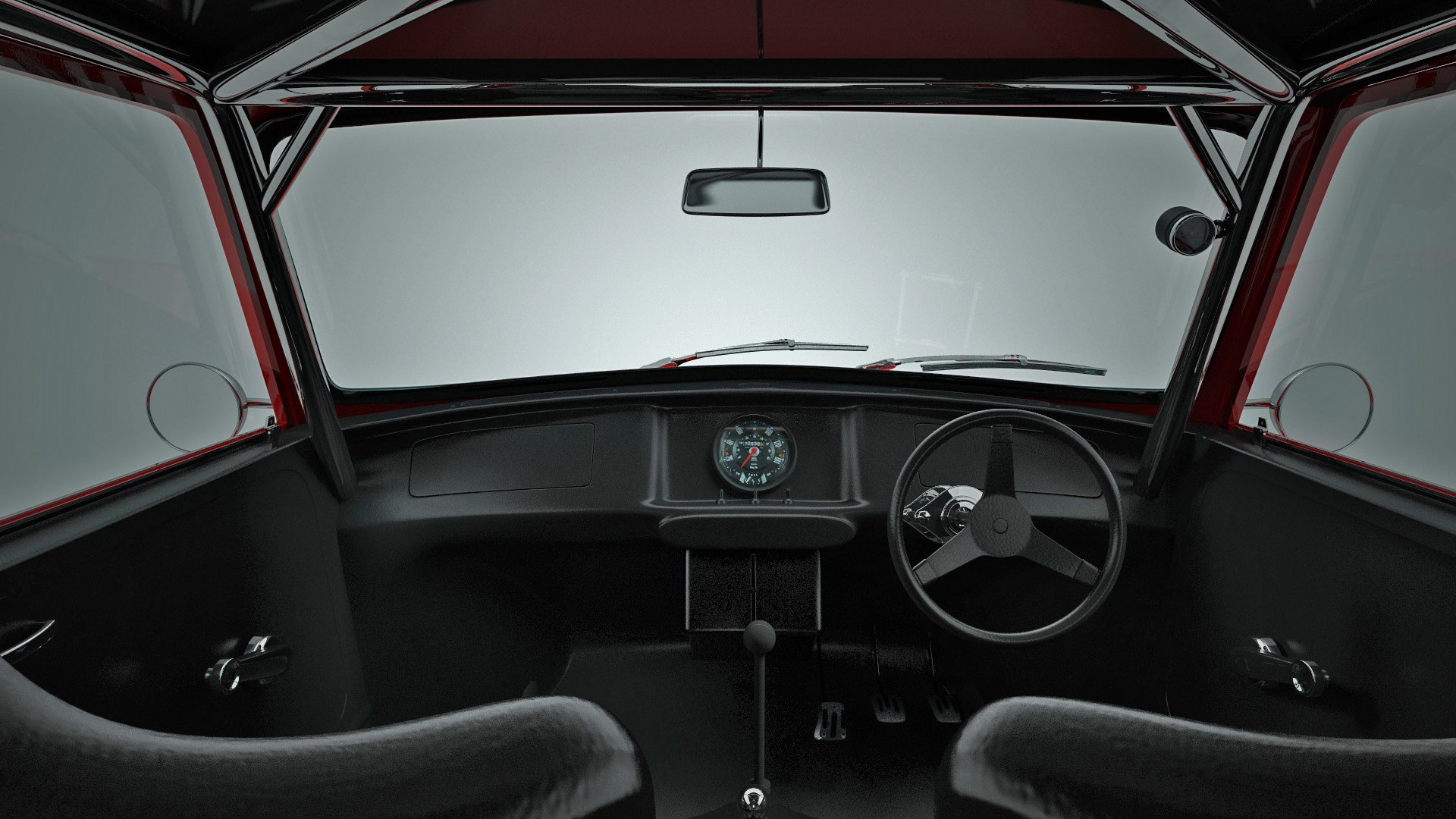 3D Retro Rally Car Red model - TurboSquid 1908914