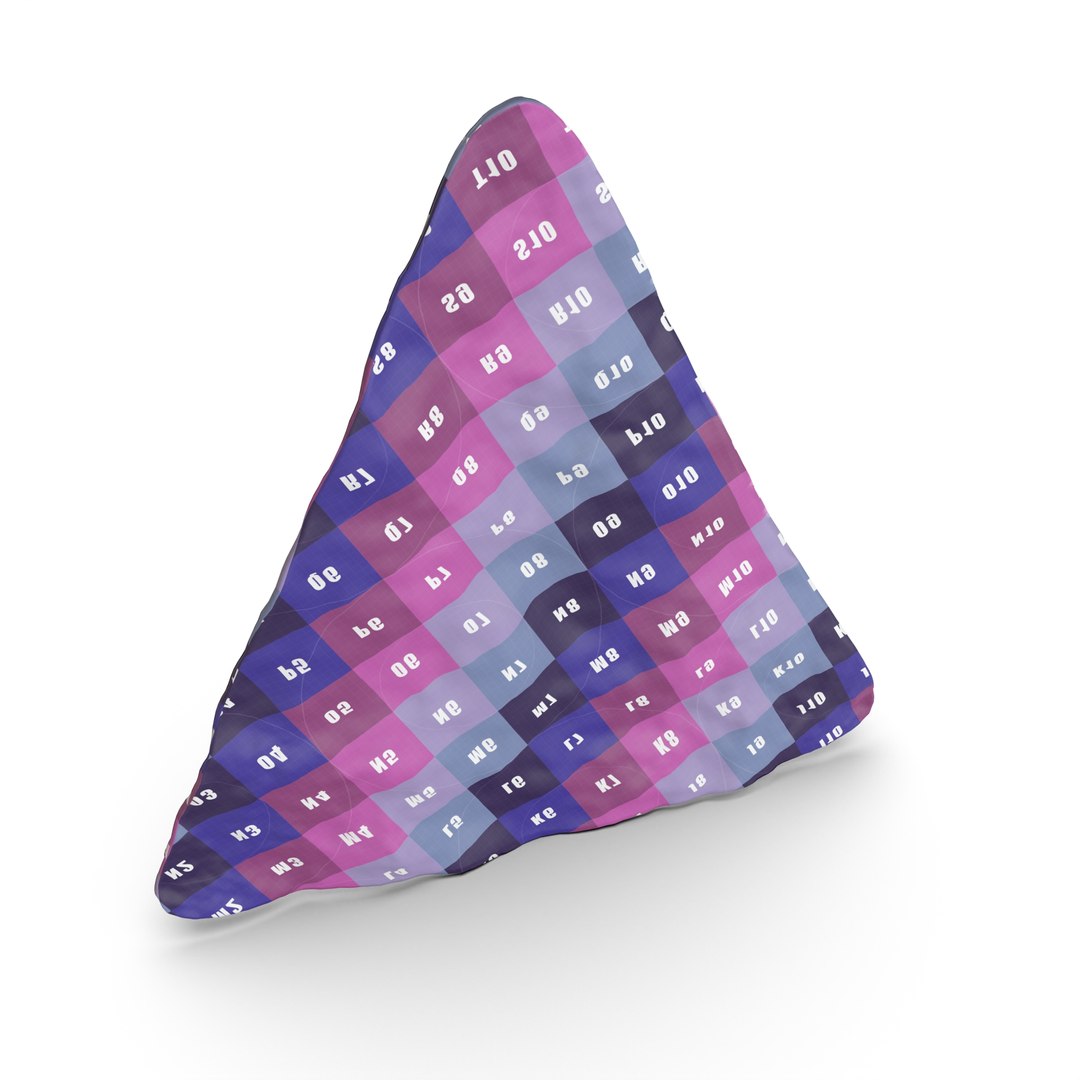 3D Realistic Red Nachos Tortilla Chip With Detailed Texture ...