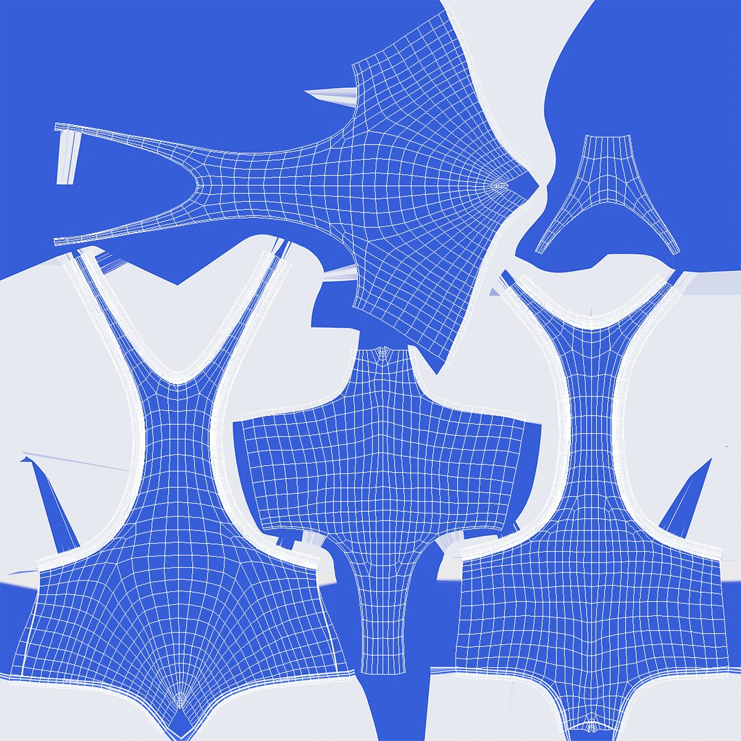 Bodybuilder In Blue Leotard Rigged For Maya 3D Model - TurboSquid 2392468