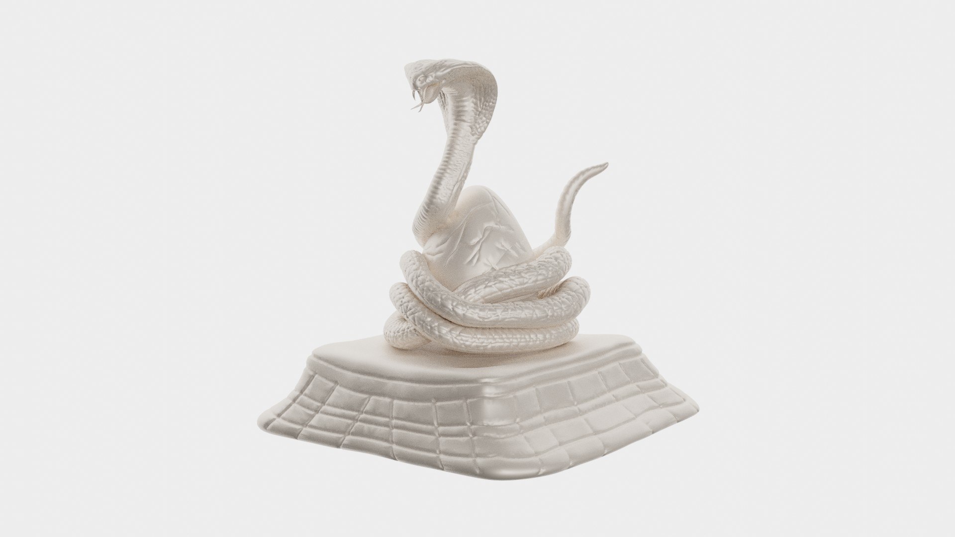 Statue Cobra Snake 3D - TurboSquid 1857650