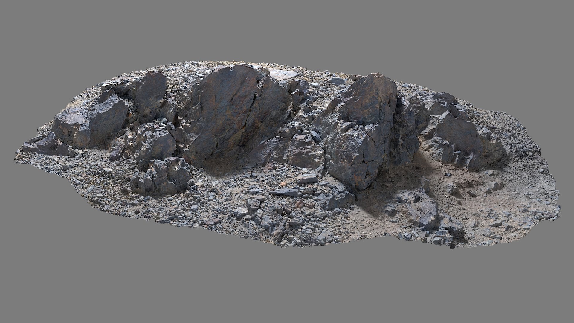 Assembly Ground Rock 32 3D Model - TurboSquid 2003866