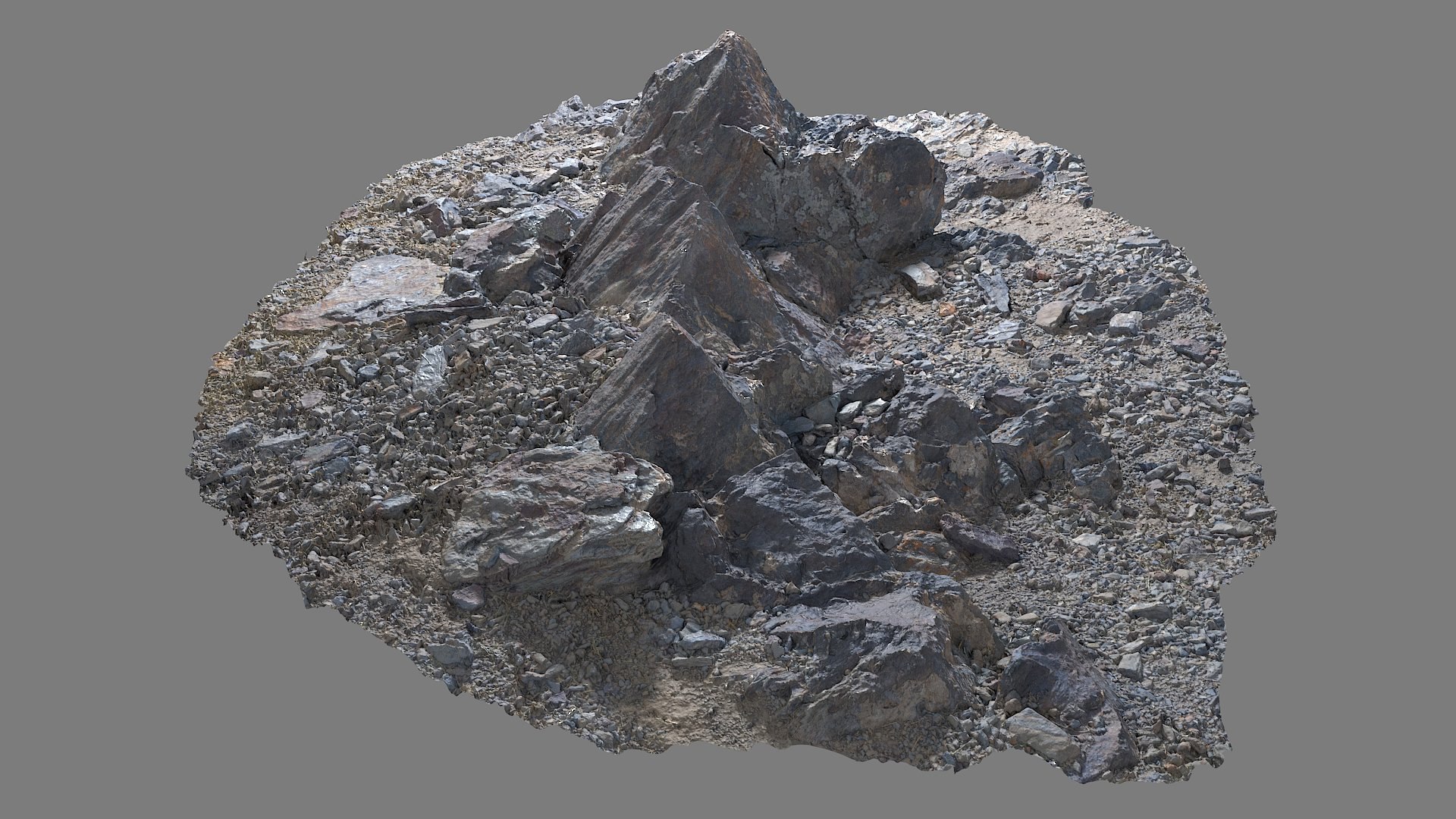 Assembly Ground Rock 32 3D Model - TurboSquid 2003866