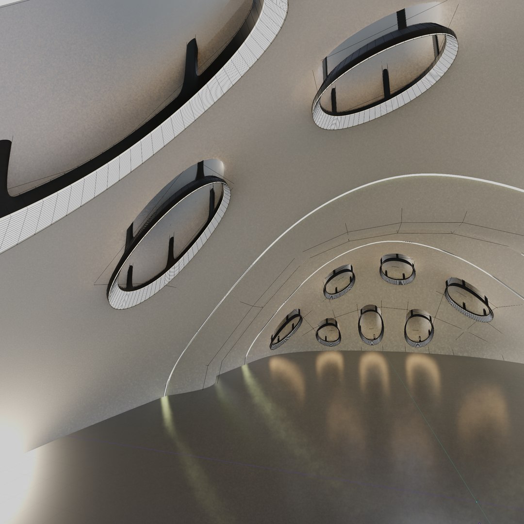 3D Bio Bionics Style In Architecture Interior Design Sci Fi Futuristic ...