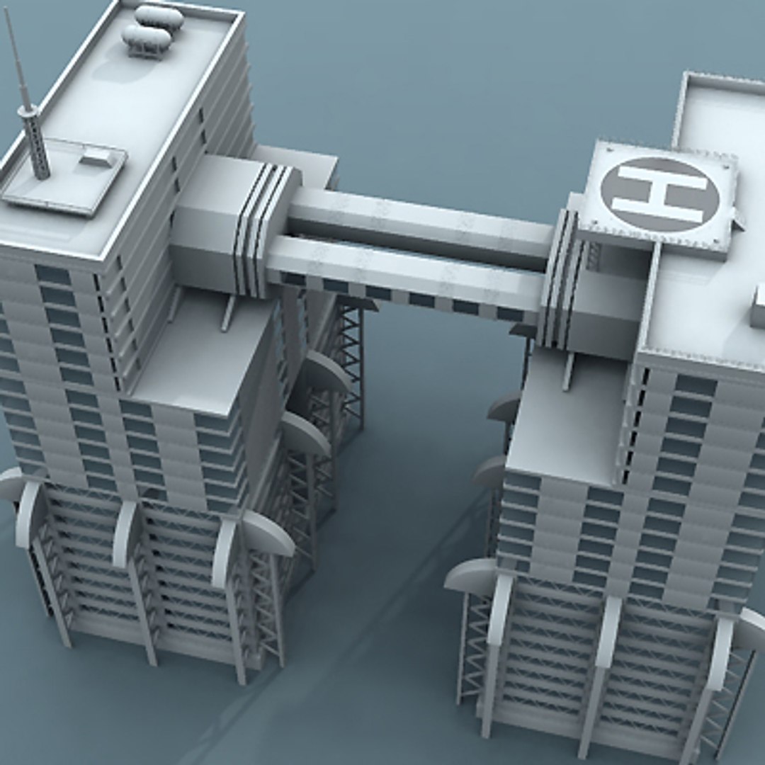 3ds Modern Building