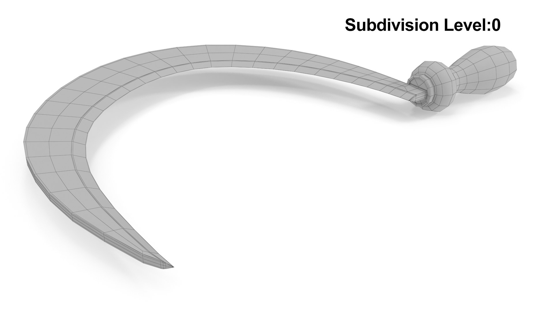 Sickle 3D Model - TurboSquid 1939765
