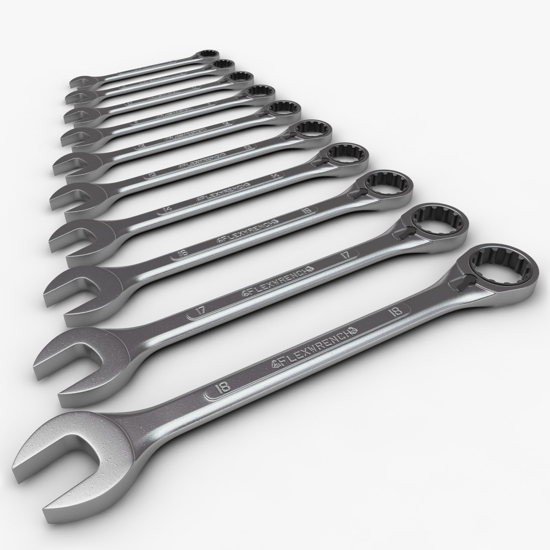 3d Model Ratcheting Wrenches