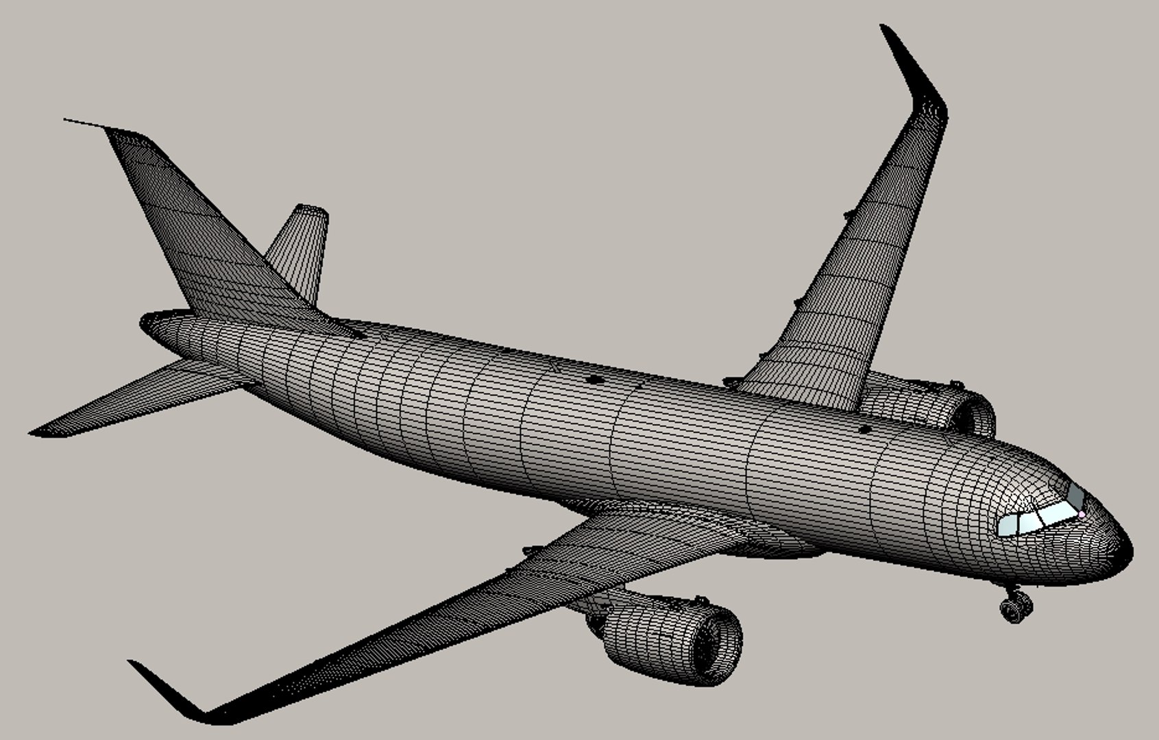 3d airbus a320 american airlines model