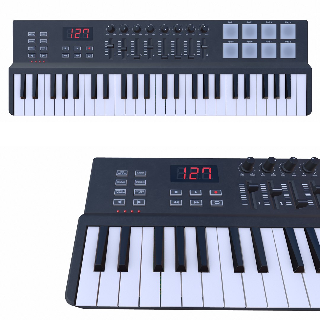 Key Midi Model - TurboSquid 1491585