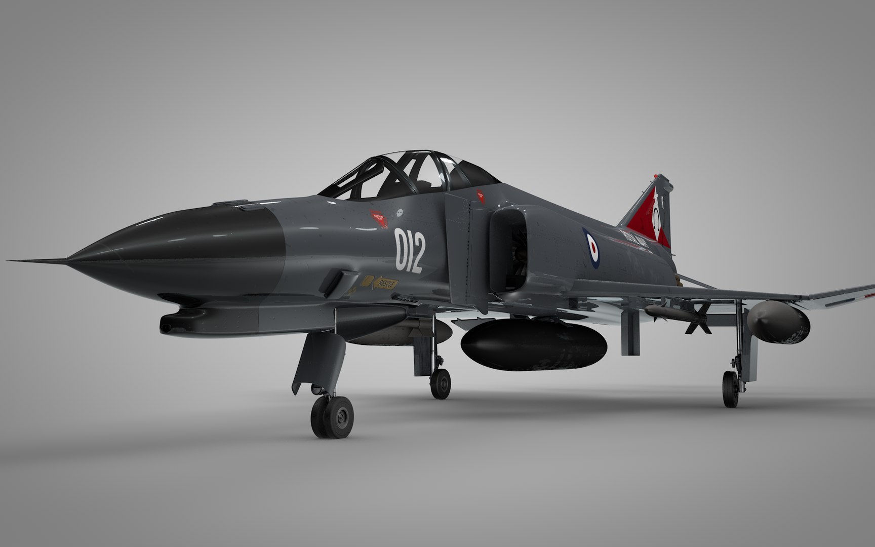 Mcdonnell Douglas F-4 Model - TurboSquid 1674097