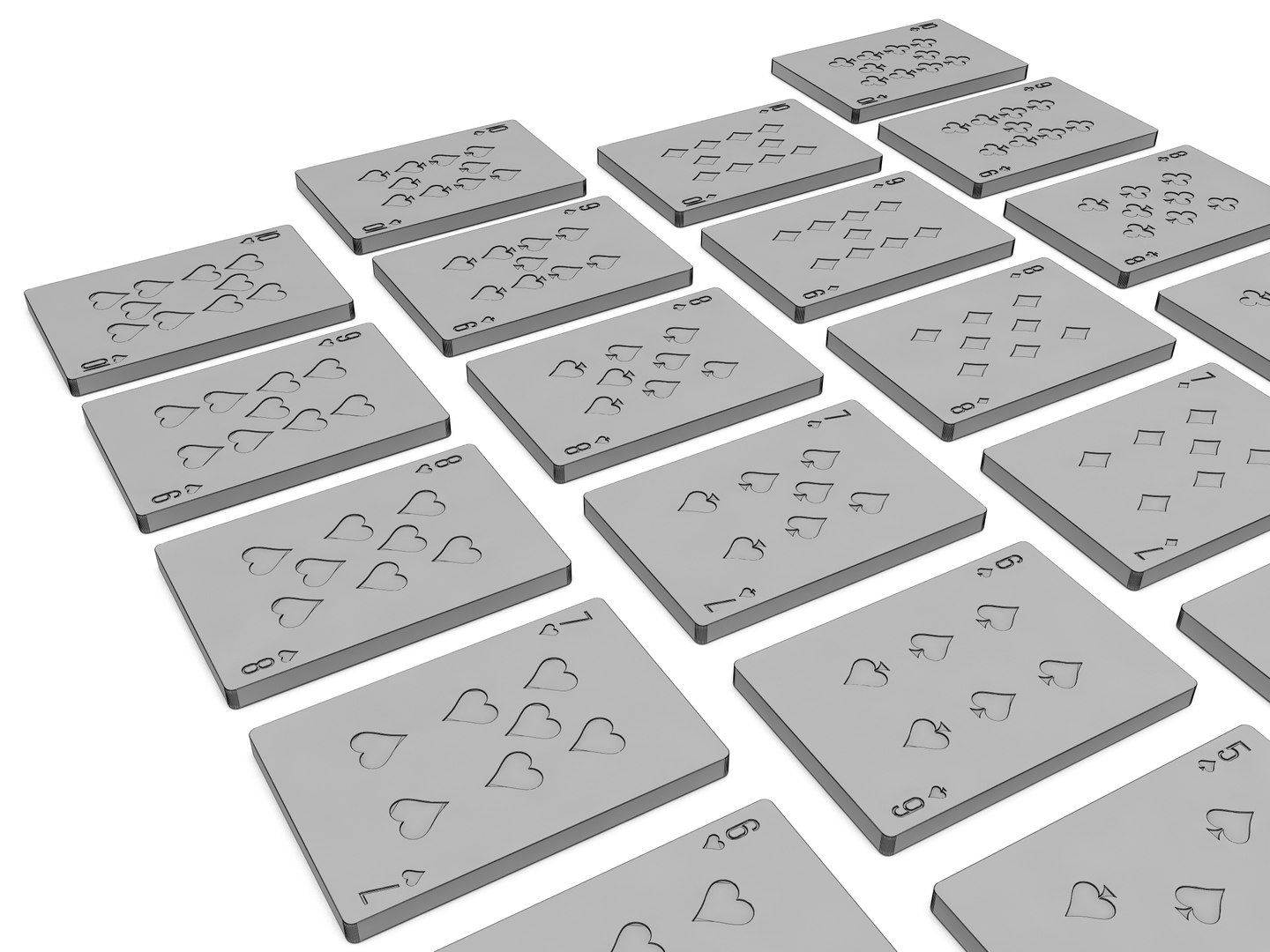 3D Playing Card Chip Collection - TurboSquid 1772986