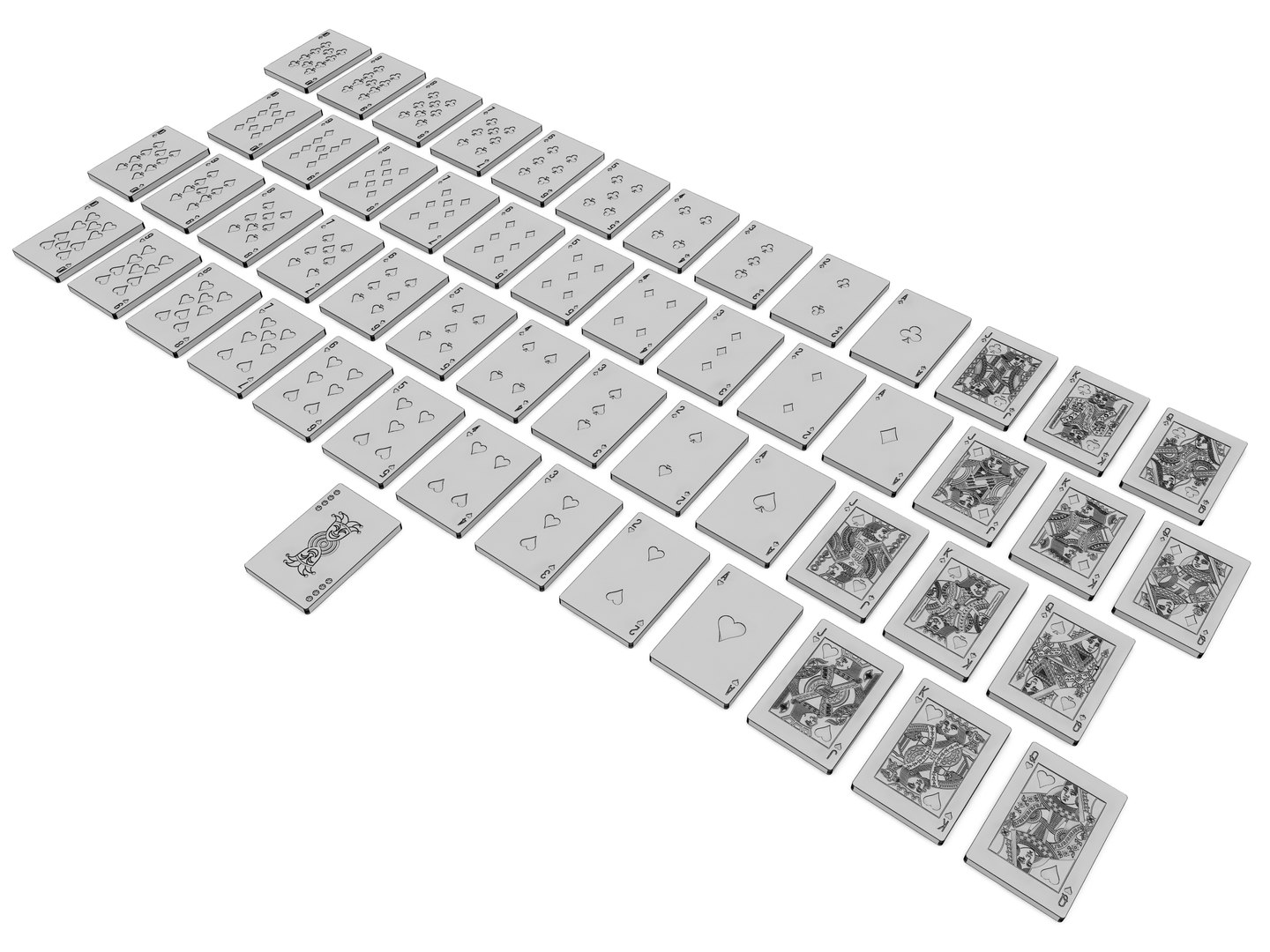 3D Playing Card Chip Collection - TurboSquid 1772986