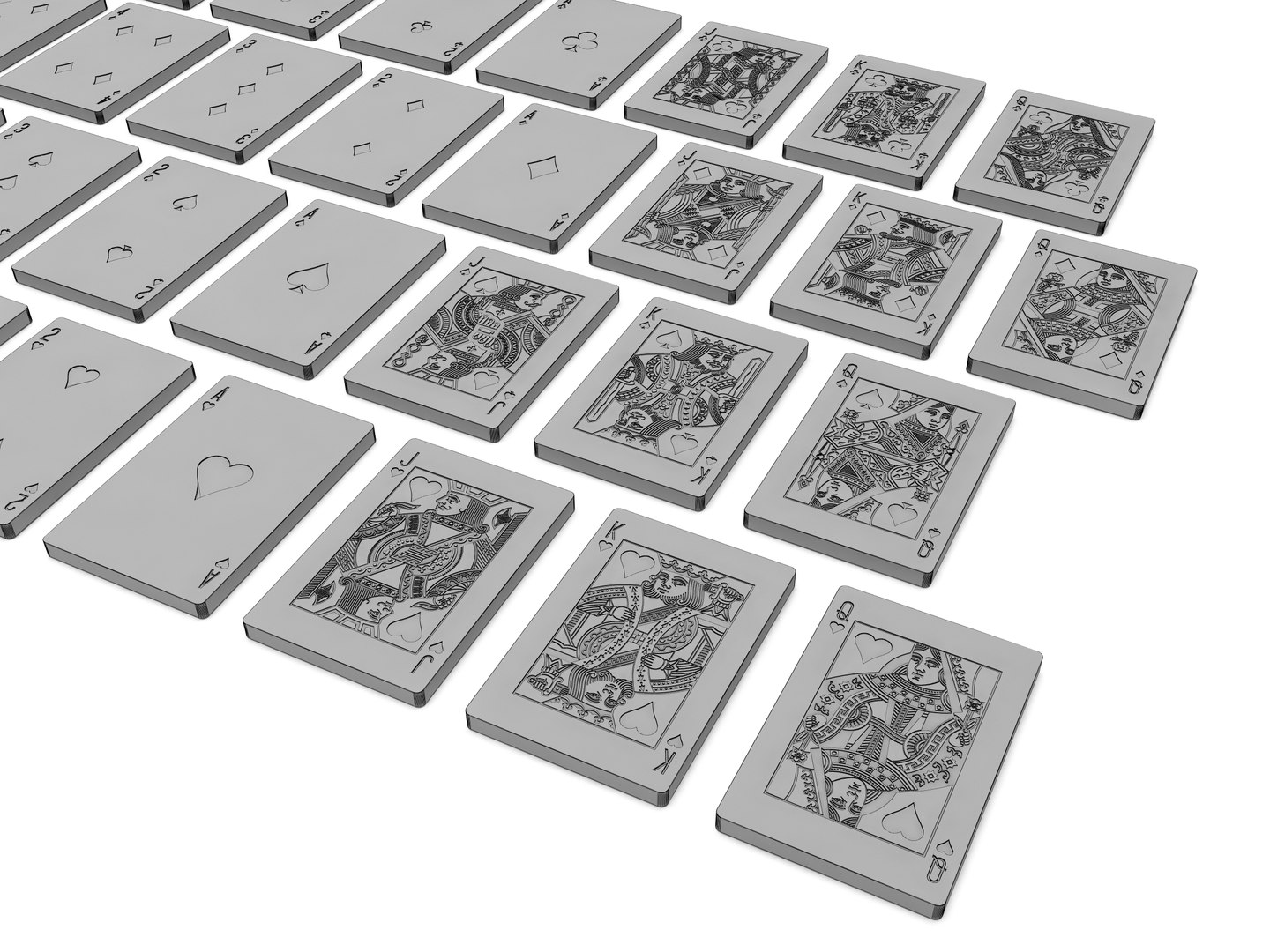 3D Playing Card Chip Collection - TurboSquid 1772986