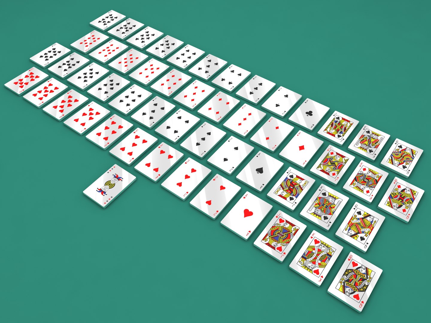 3D Playing Card Chip Collection - TurboSquid 1772986