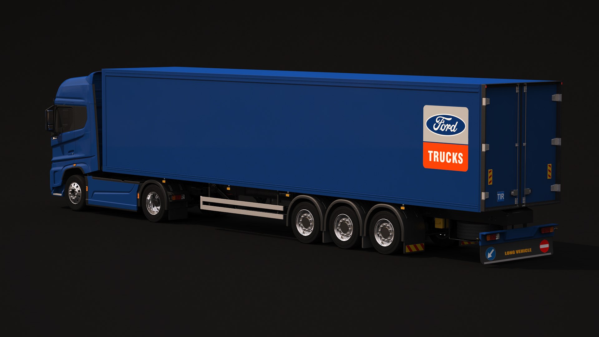 3D F-max Box Trailer - TurboSquid 1466540