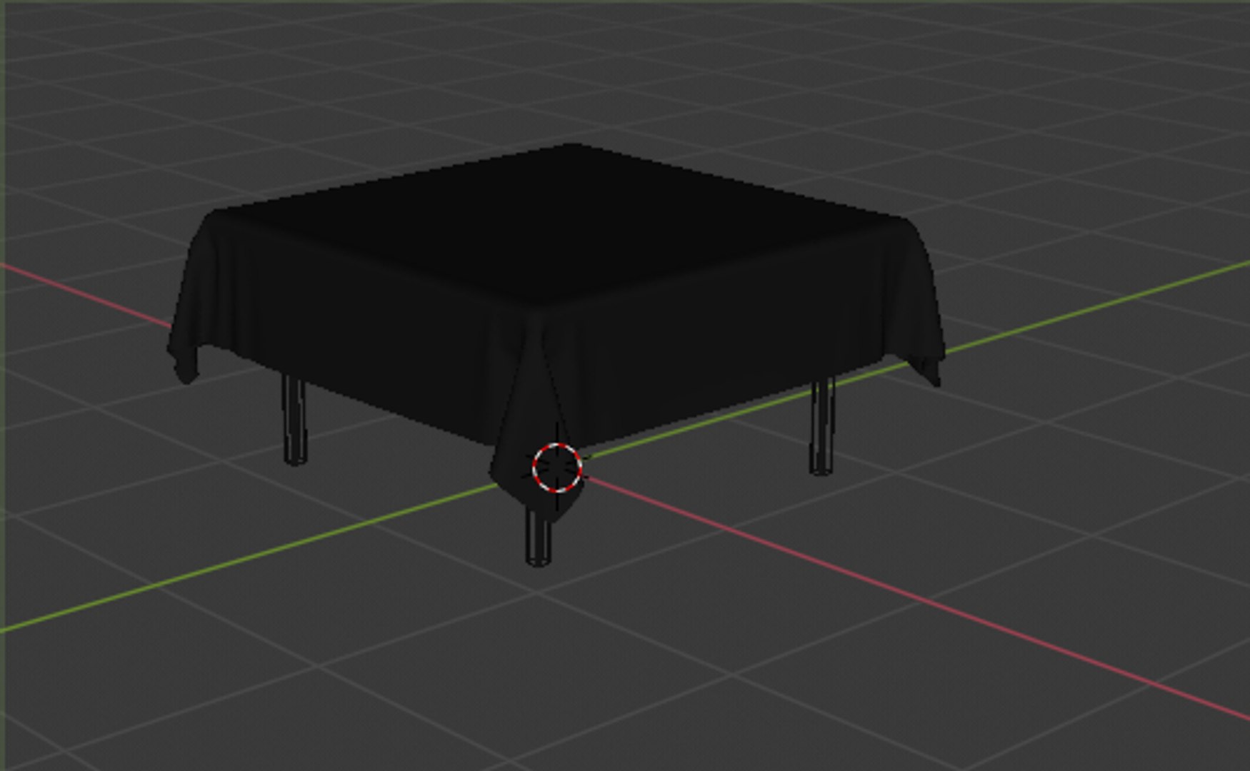 3D Table Silk Cloth - TurboSquid 1493627