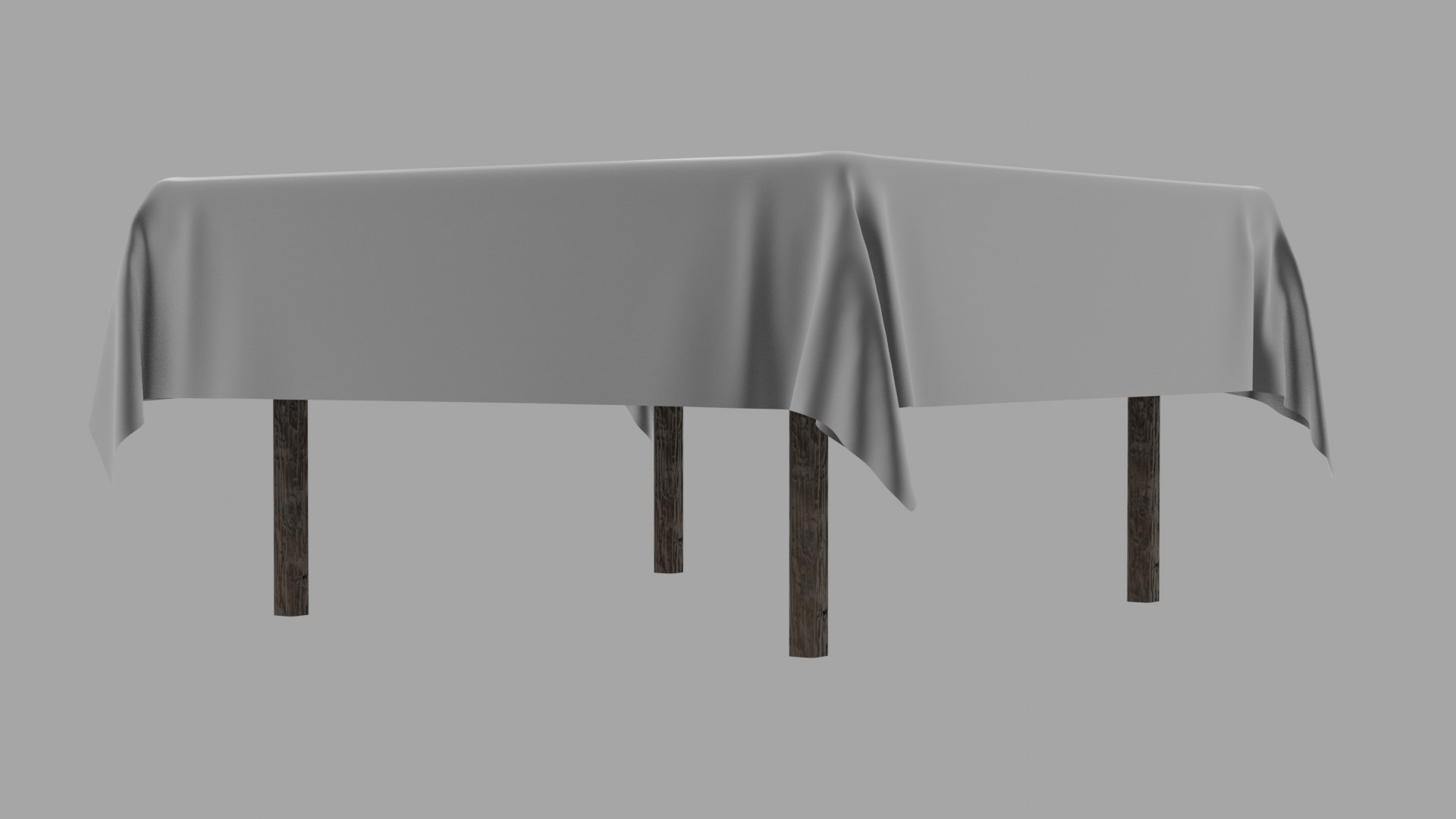 3D Table Silk Cloth - TurboSquid 1493627
