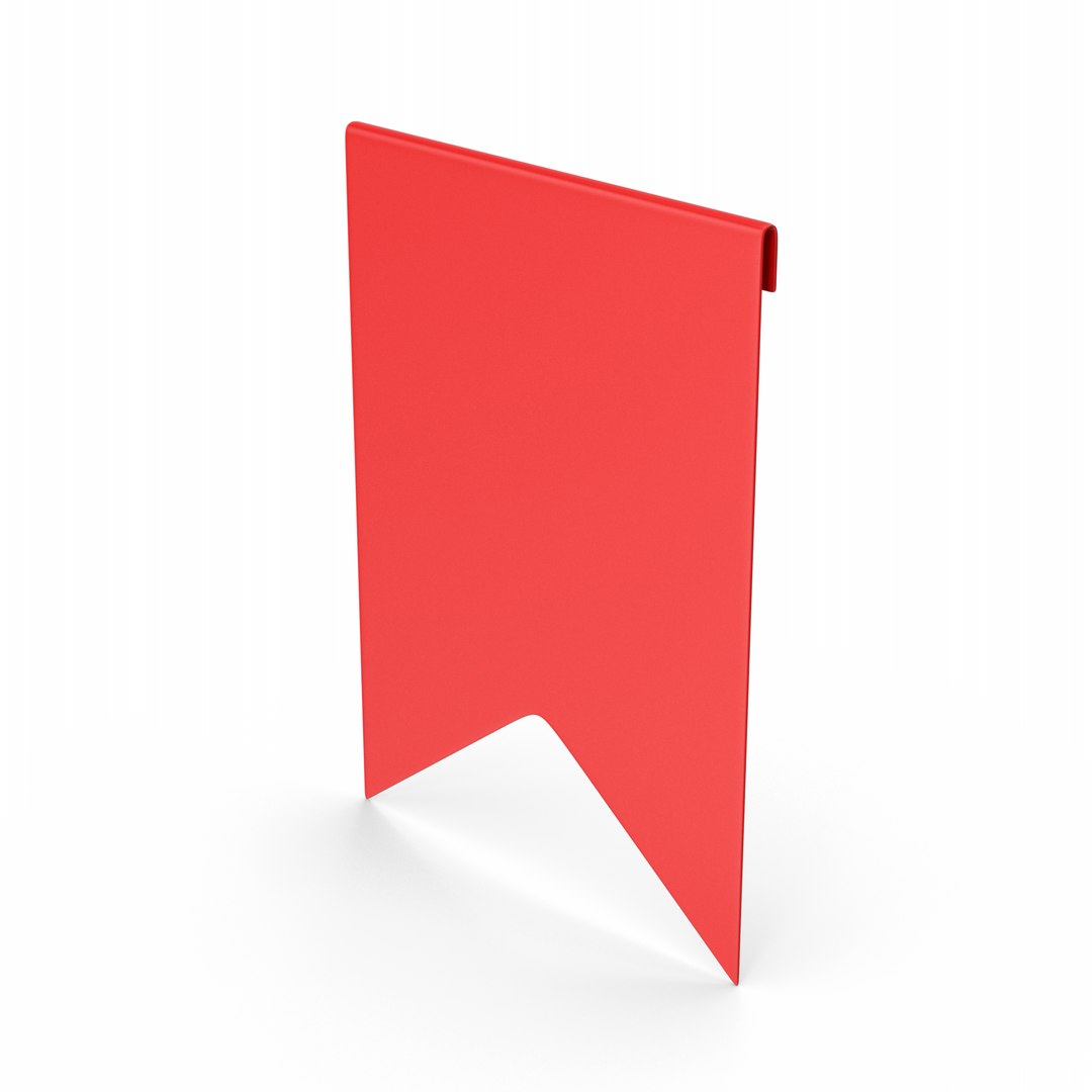 Red Banner 3D - TurboSquid 2019777