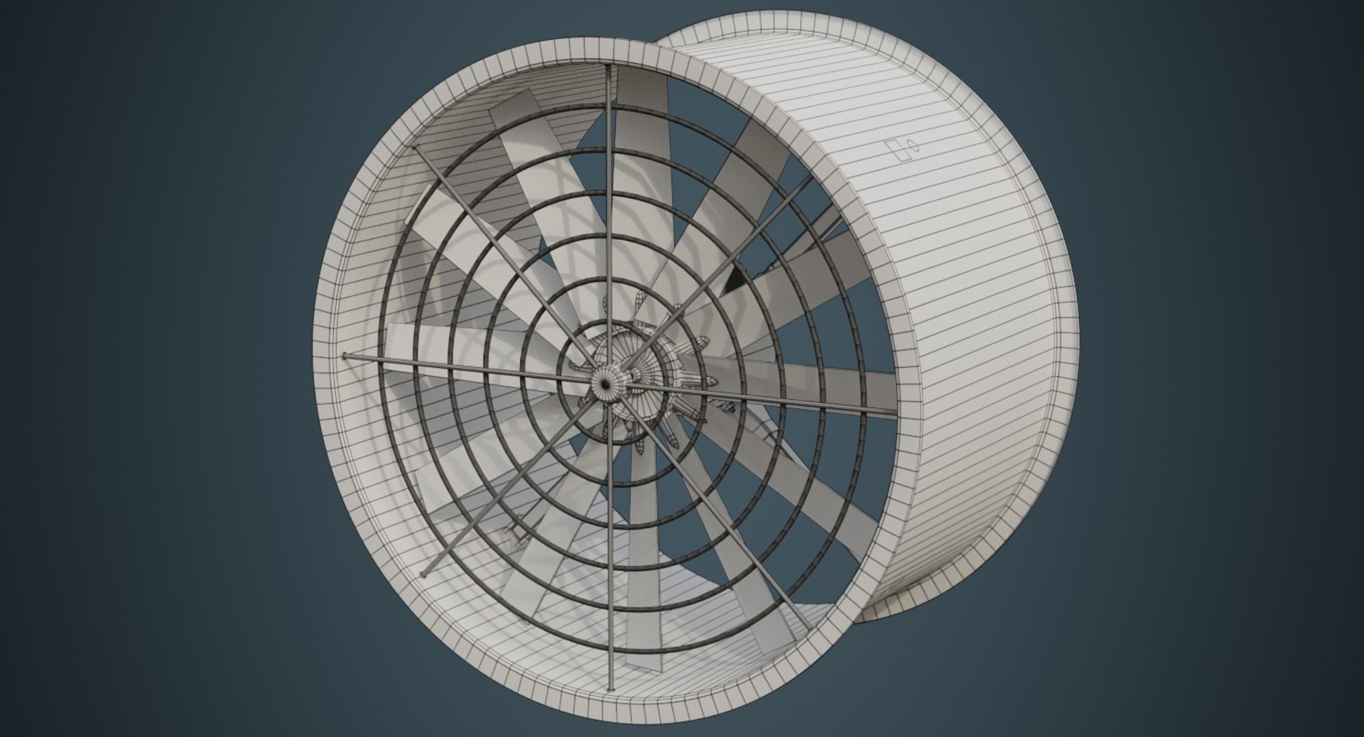 3D Industrial Fan 2a - TurboSquid 1650812