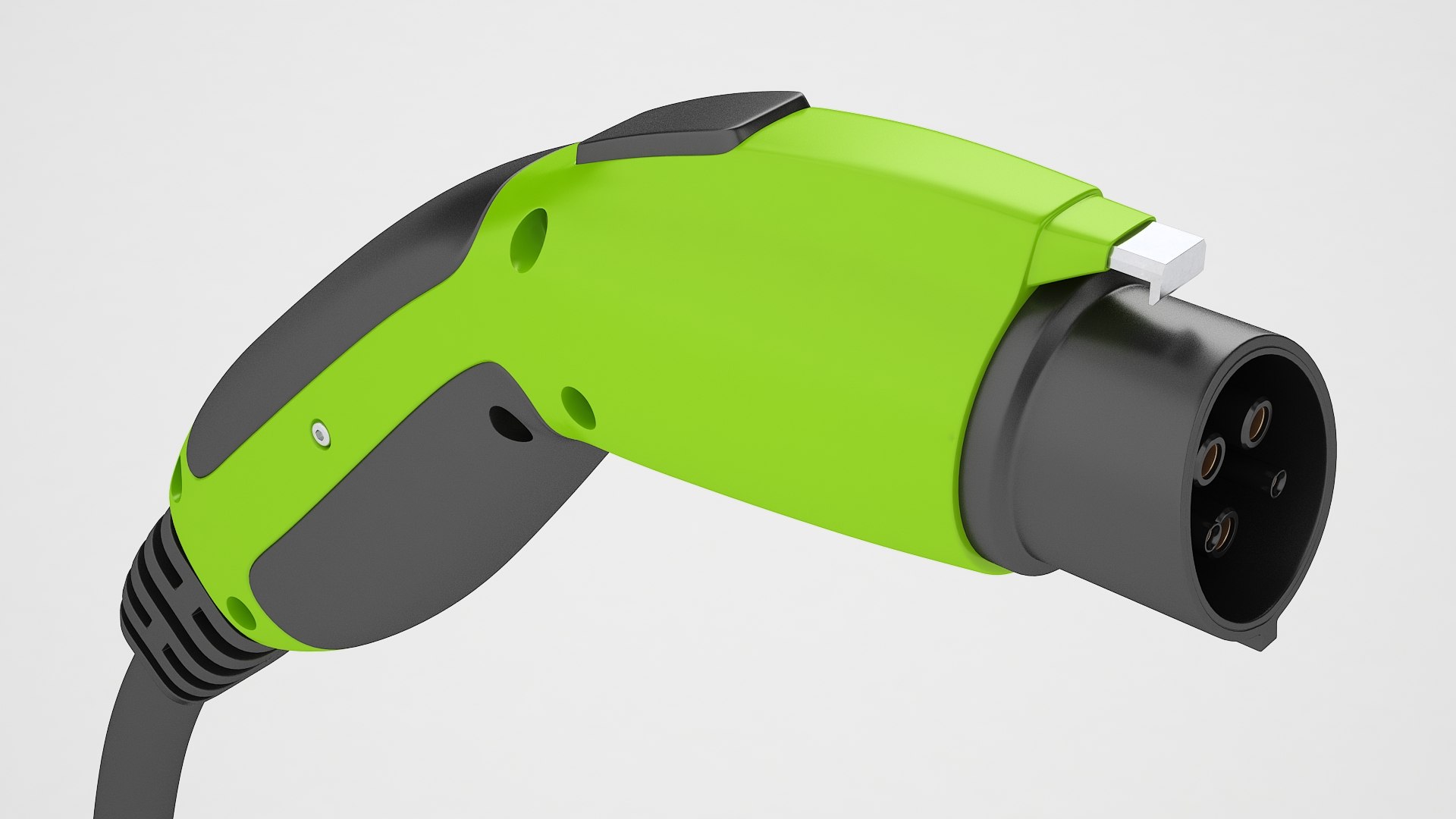 Electric Vehicle Charging Plug Socket 07 3D - TurboSquid 2251947