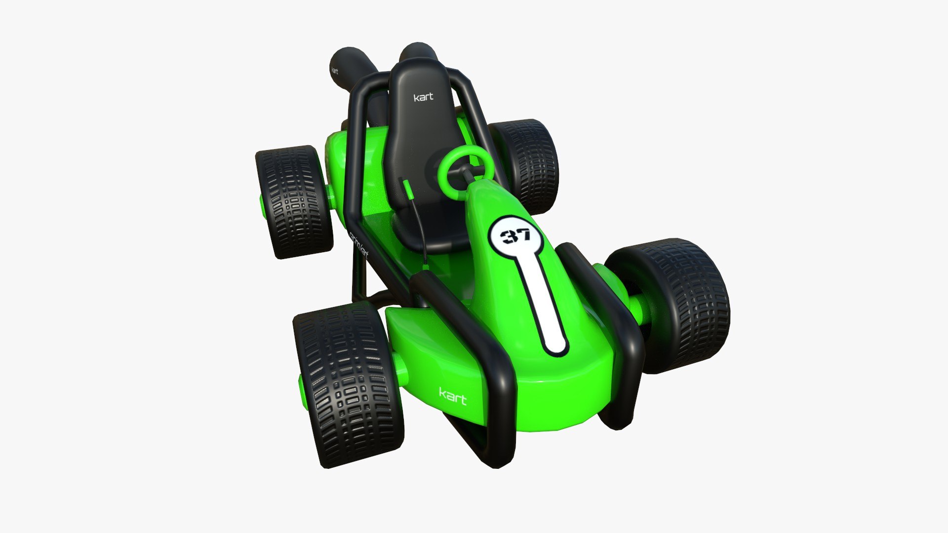Cartoon Kart G03 Green - Vehicle Racing Design 3D Model - TurboSquid ...