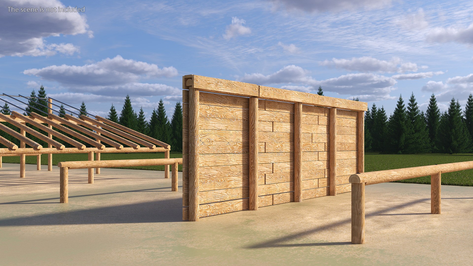 Training Wall Obstacle 3D Model - TurboSquid 2285841