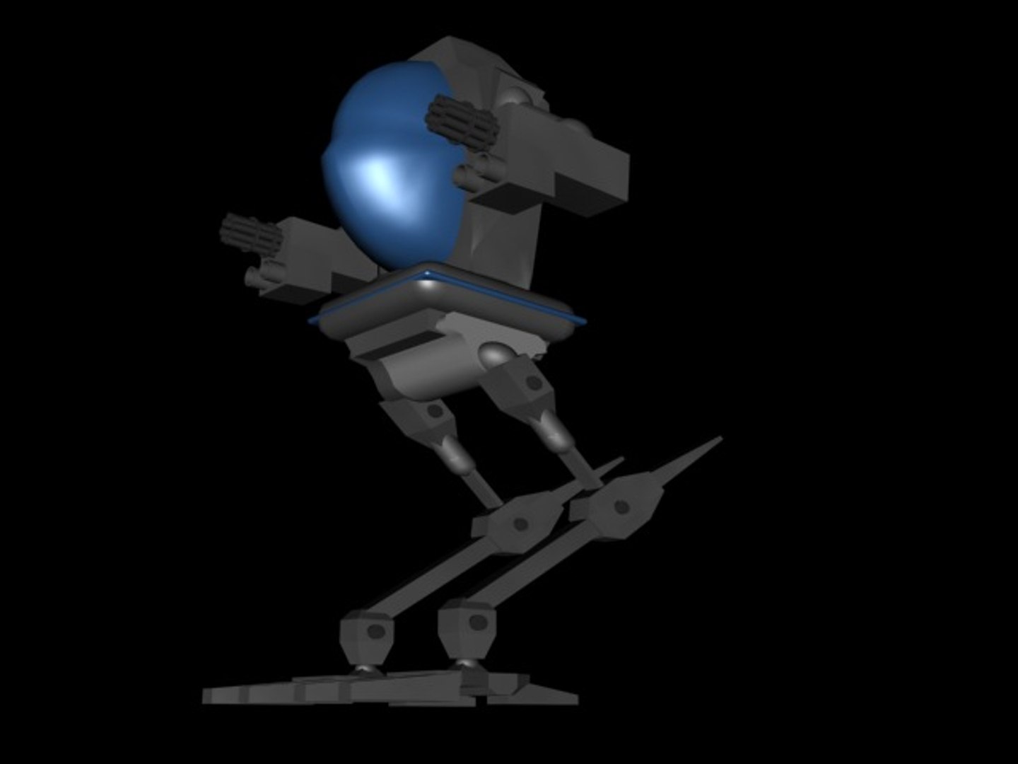 Free Mech 3d Model