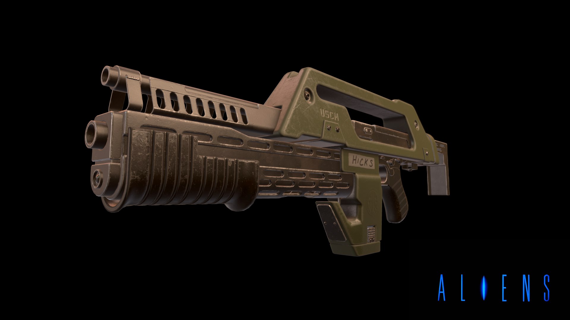 M41a Pulse Rifle 3D Model - TurboSquid 1316850