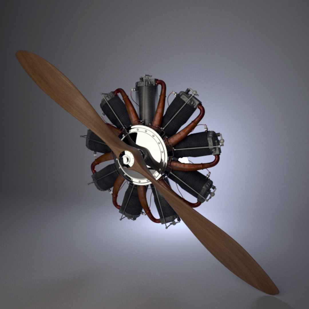 3d Model Engine Propeller