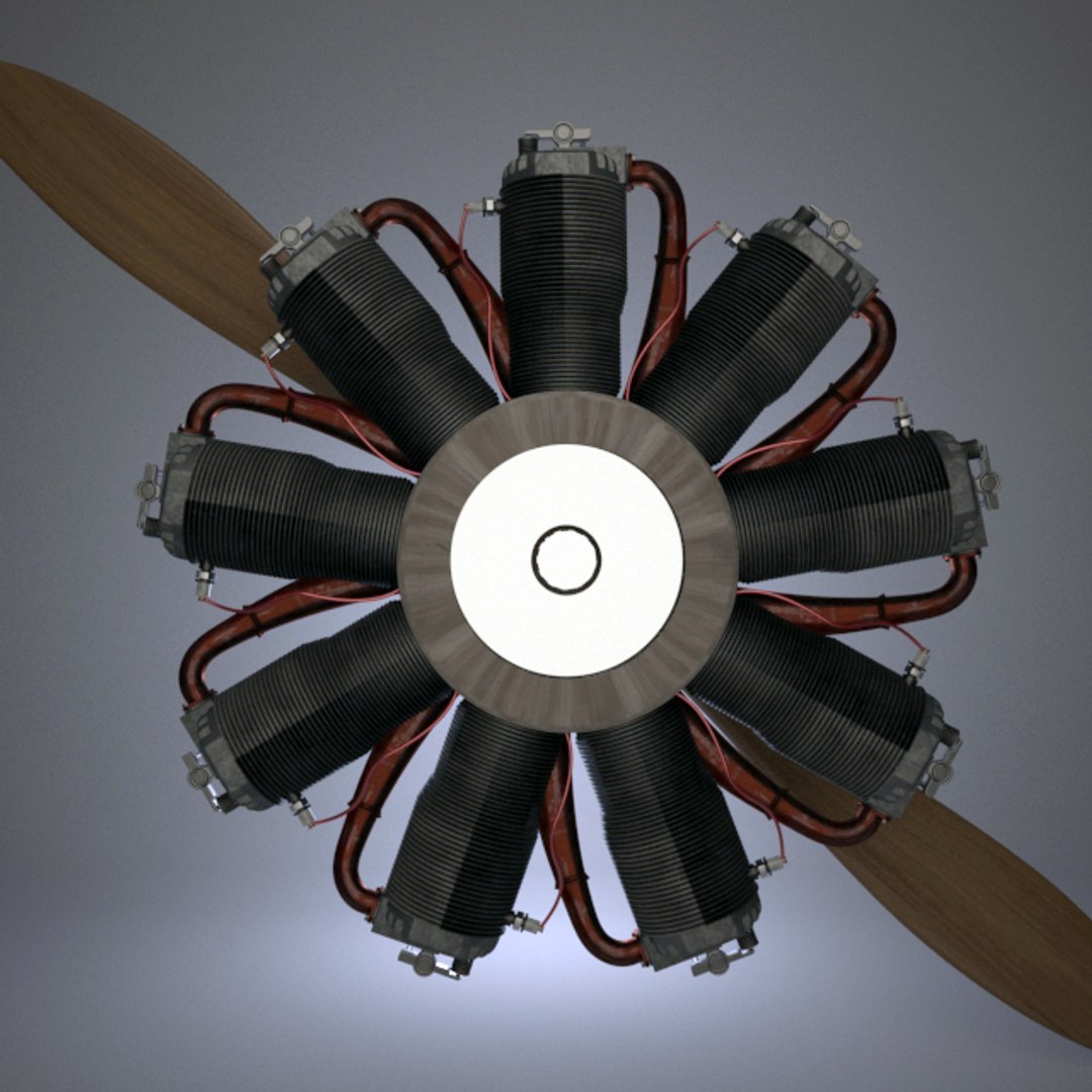 3d Model Engine Propeller