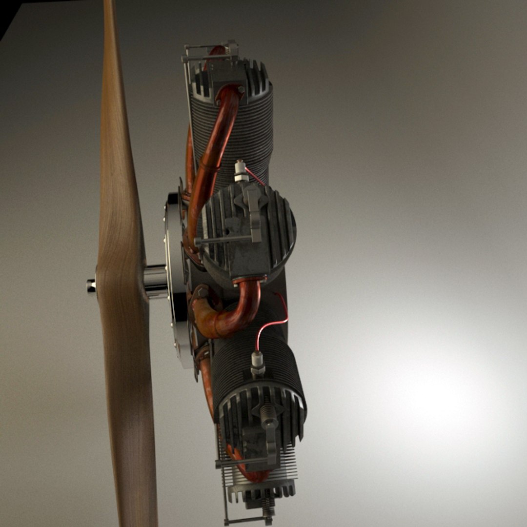 3d Model Engine Propeller