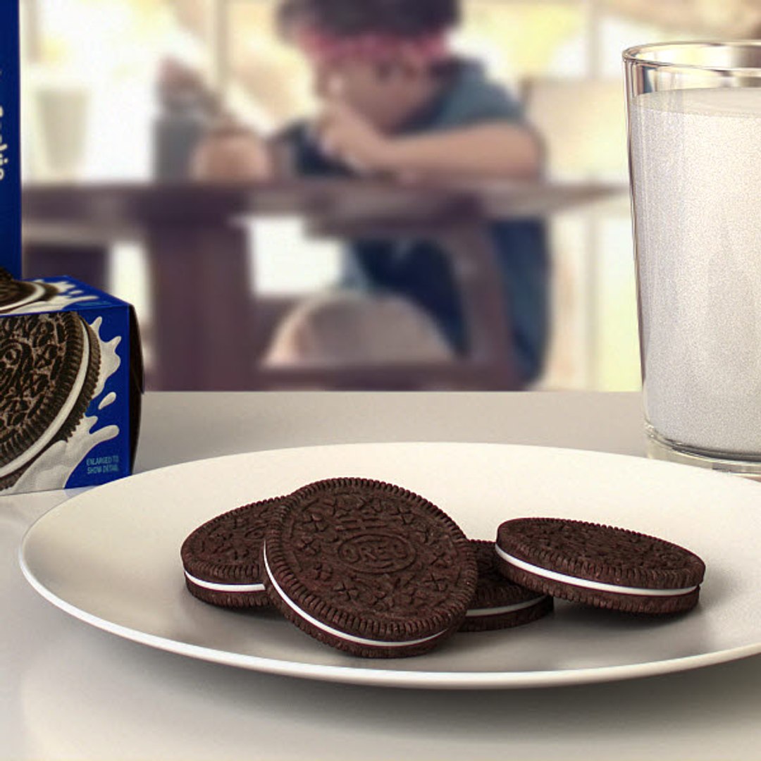 Oreo Cookie 3d Model