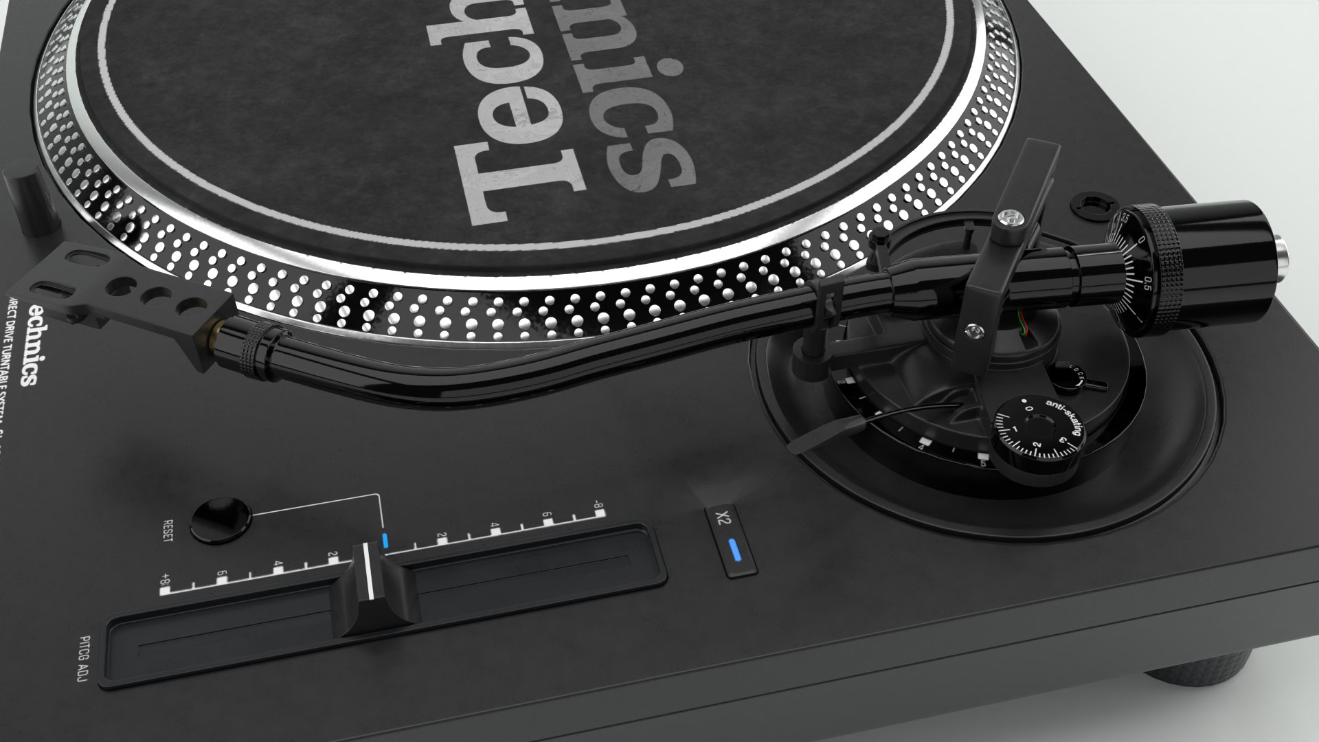 Technics SL-1210MK7 Turntable Black 3D Model - TurboSquid 2097430