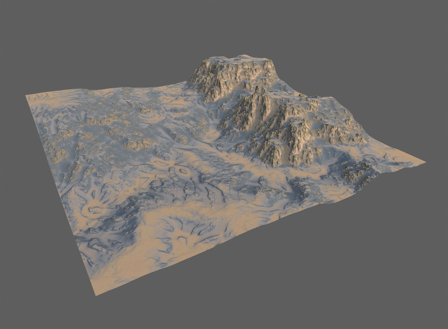 Landscape terrain 3D - TurboSquid 1332723