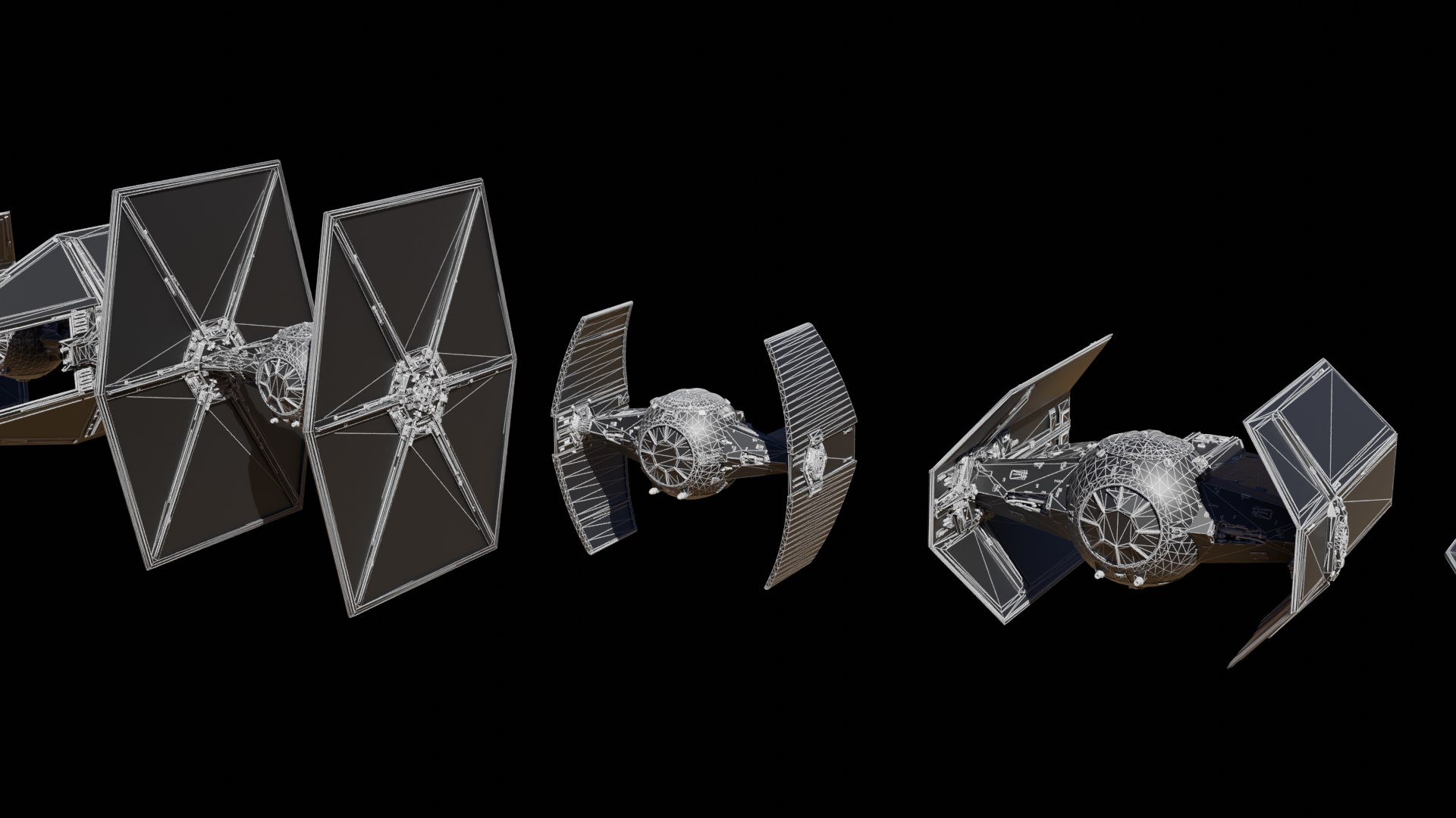 Star Wars TIE Series 3D Model - TurboSquid 2135535