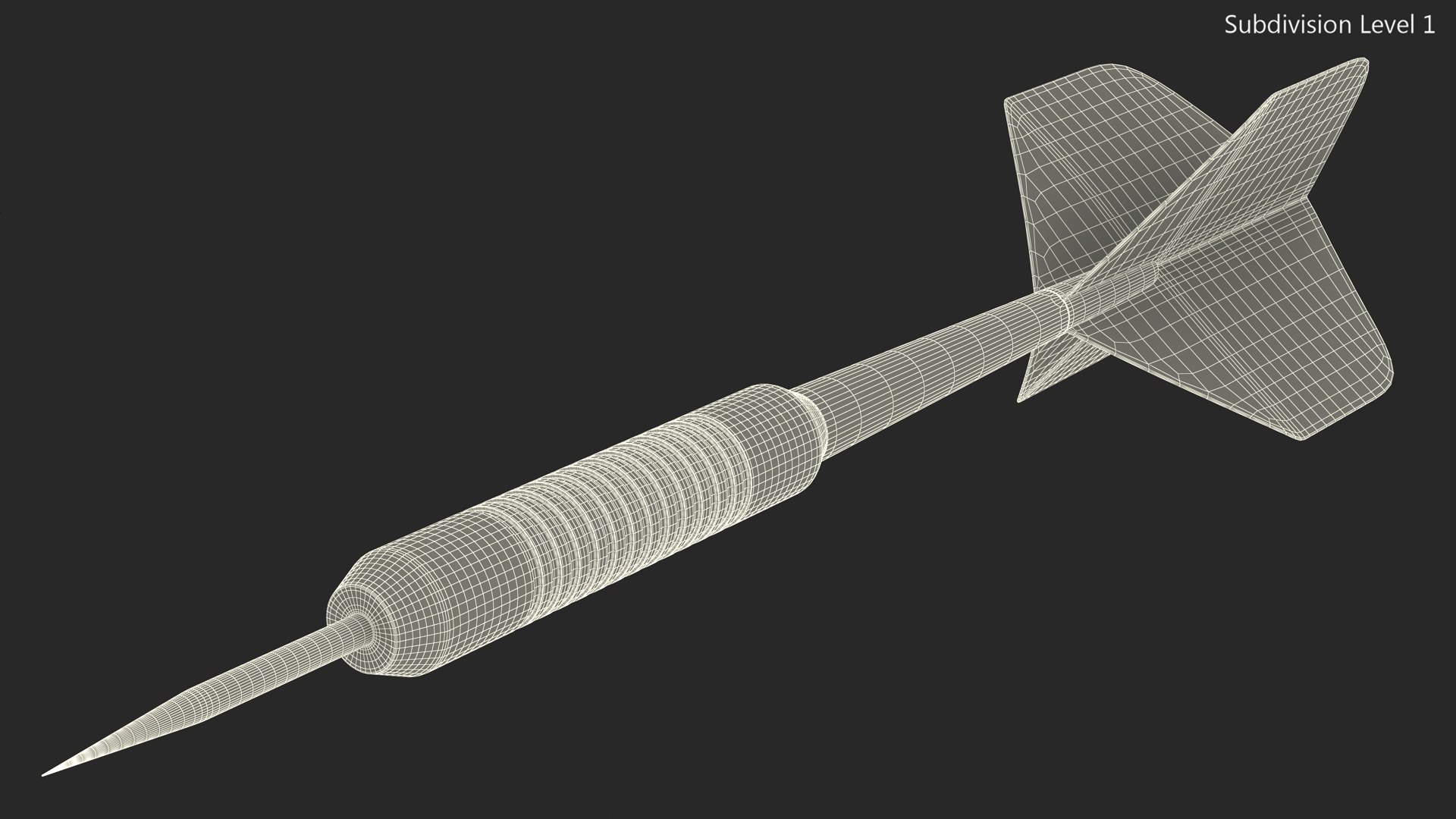 3D Classic Steel Tip Dart Model - TurboSquid 2213127