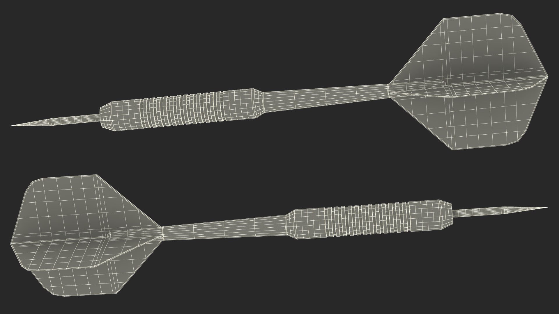 3D Classic Steel Tip Dart Model - TurboSquid 2213127