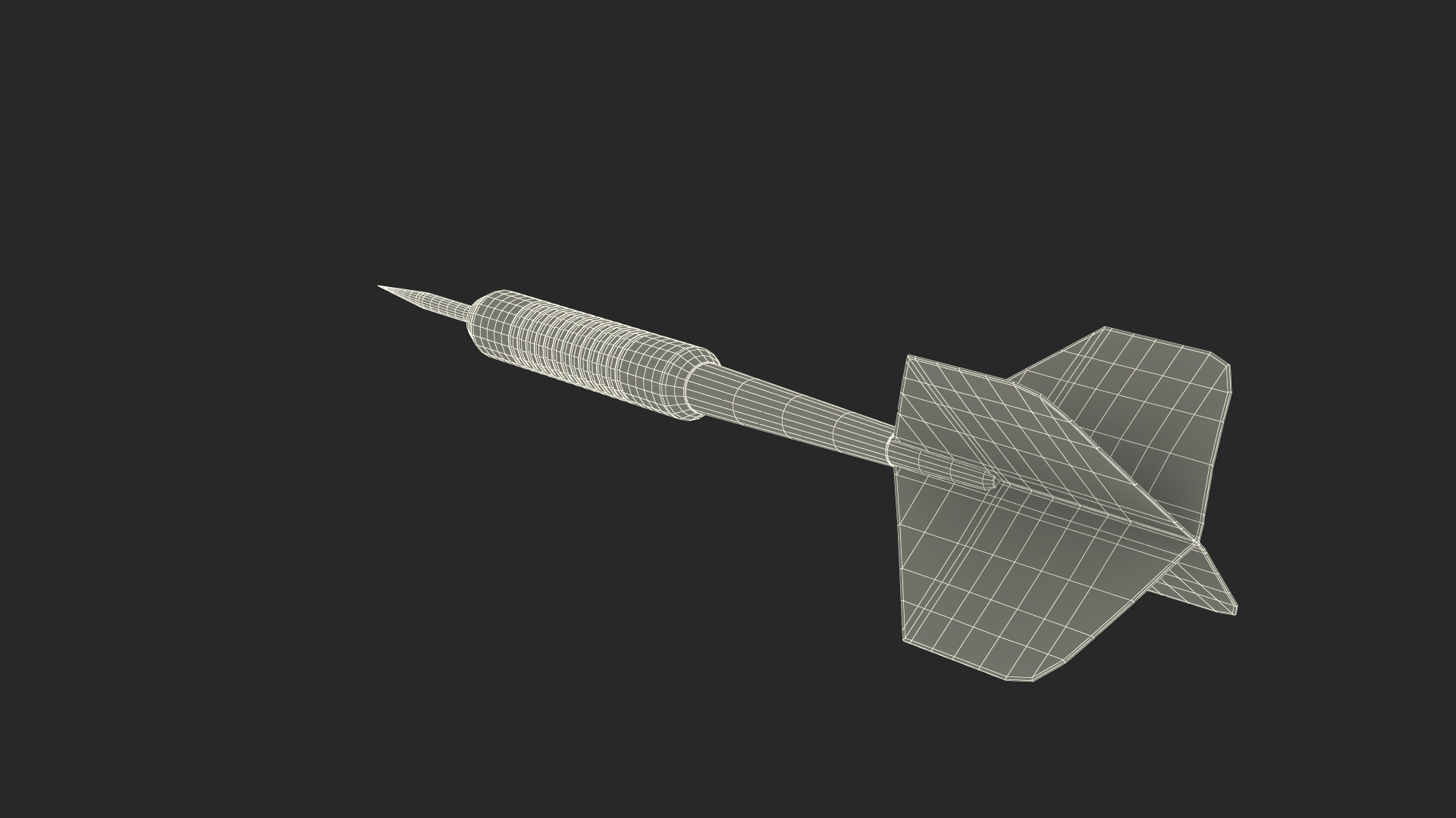 3D Classic Steel Tip Dart Model - TurboSquid 2213127