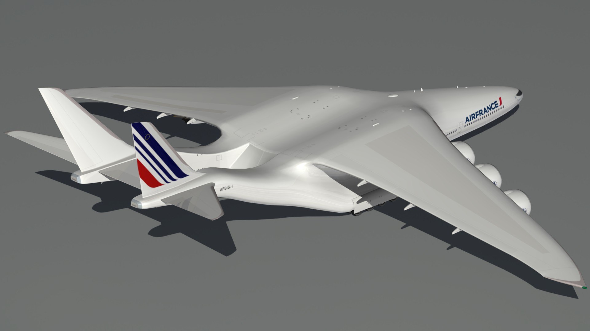 HyperCargo Air France 3D Model - TurboSquid 1719543