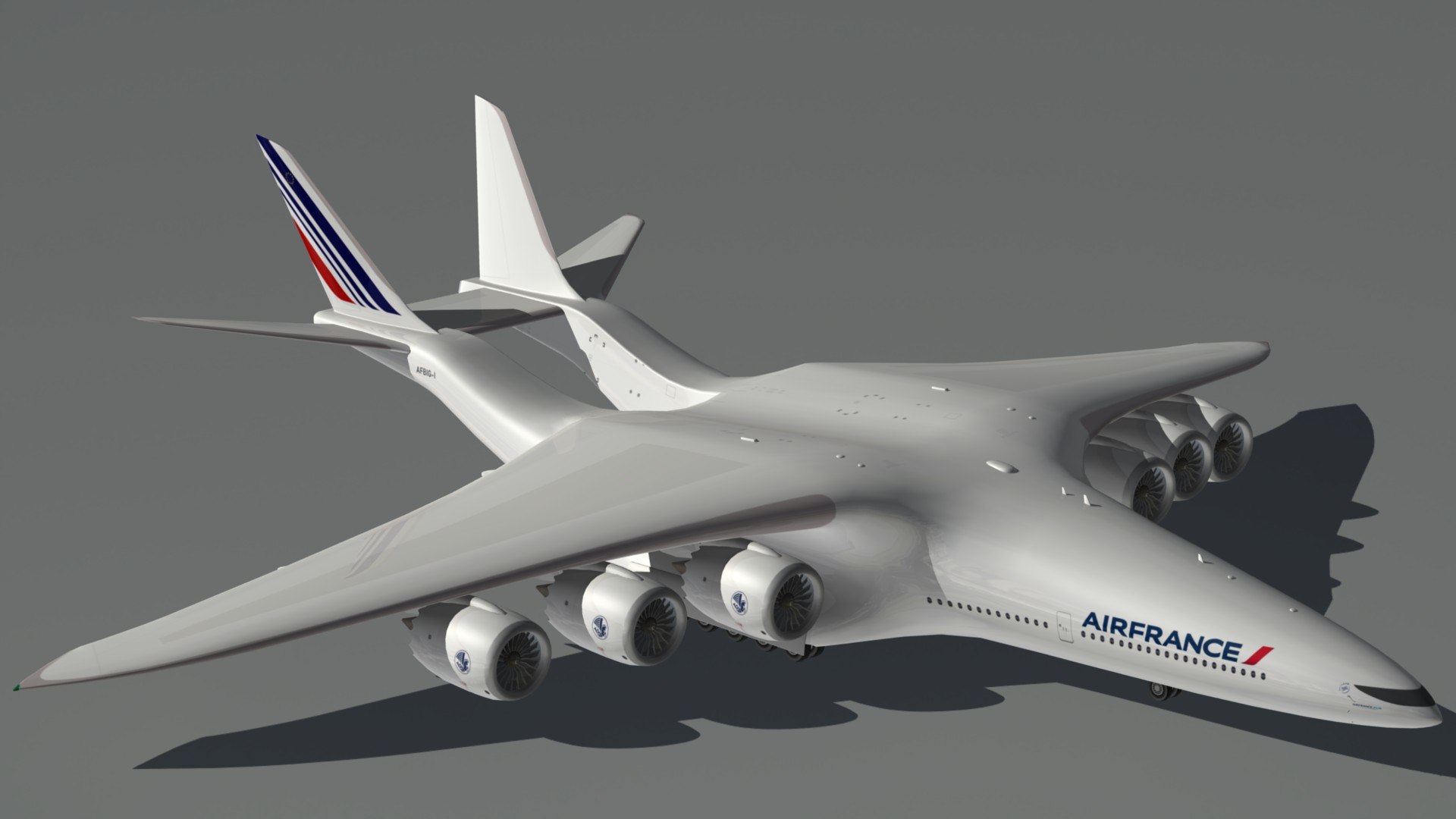 HyperCargo Air France 3D Model - TurboSquid 1719543