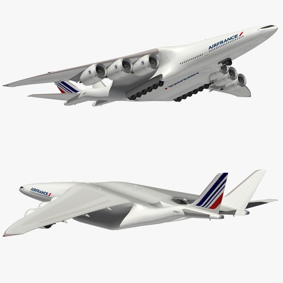 HyperCargo Air France 3D model - TurboSquid 1719543