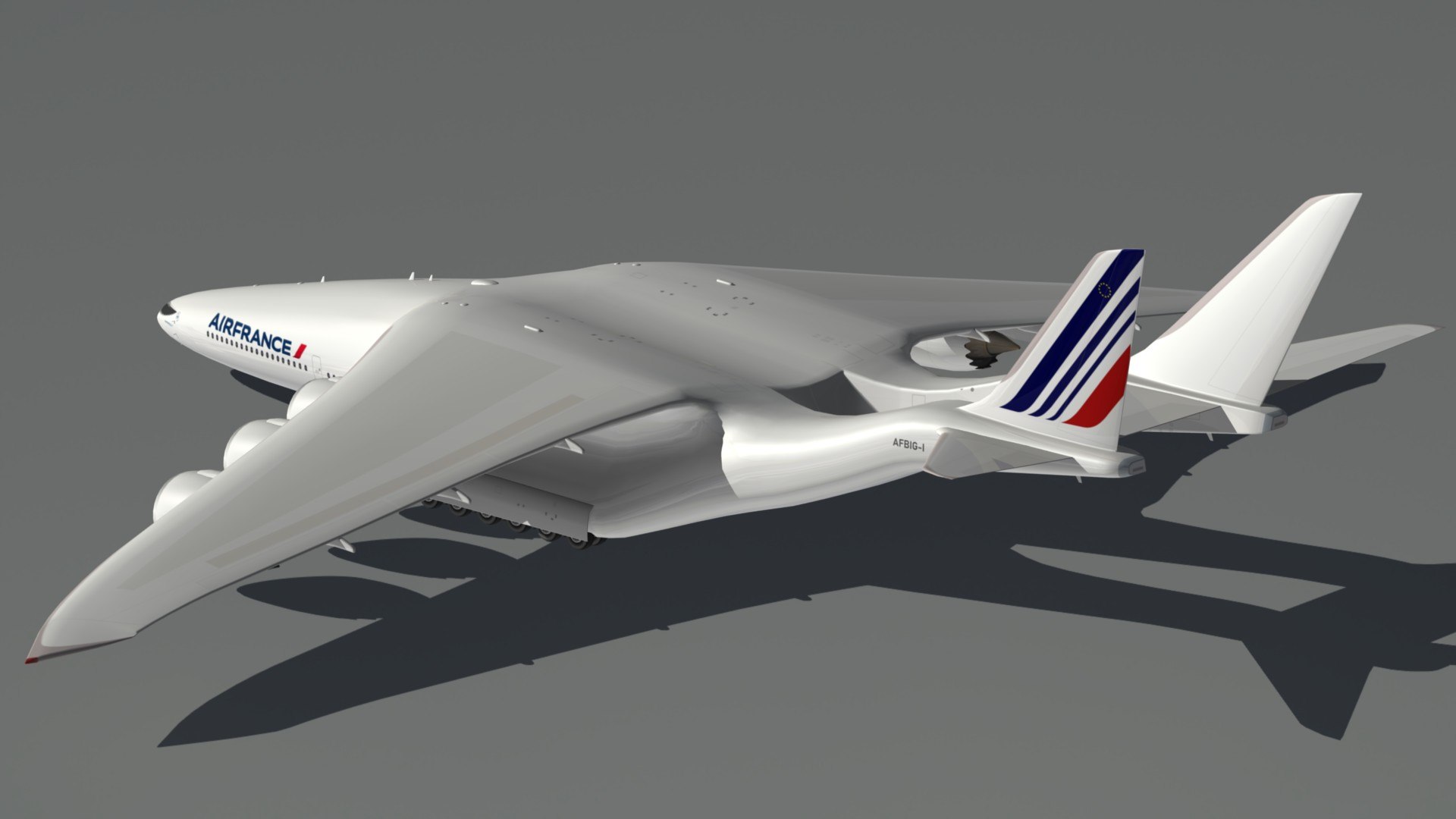 HyperCargo Air France 3D Model - TurboSquid 1719543