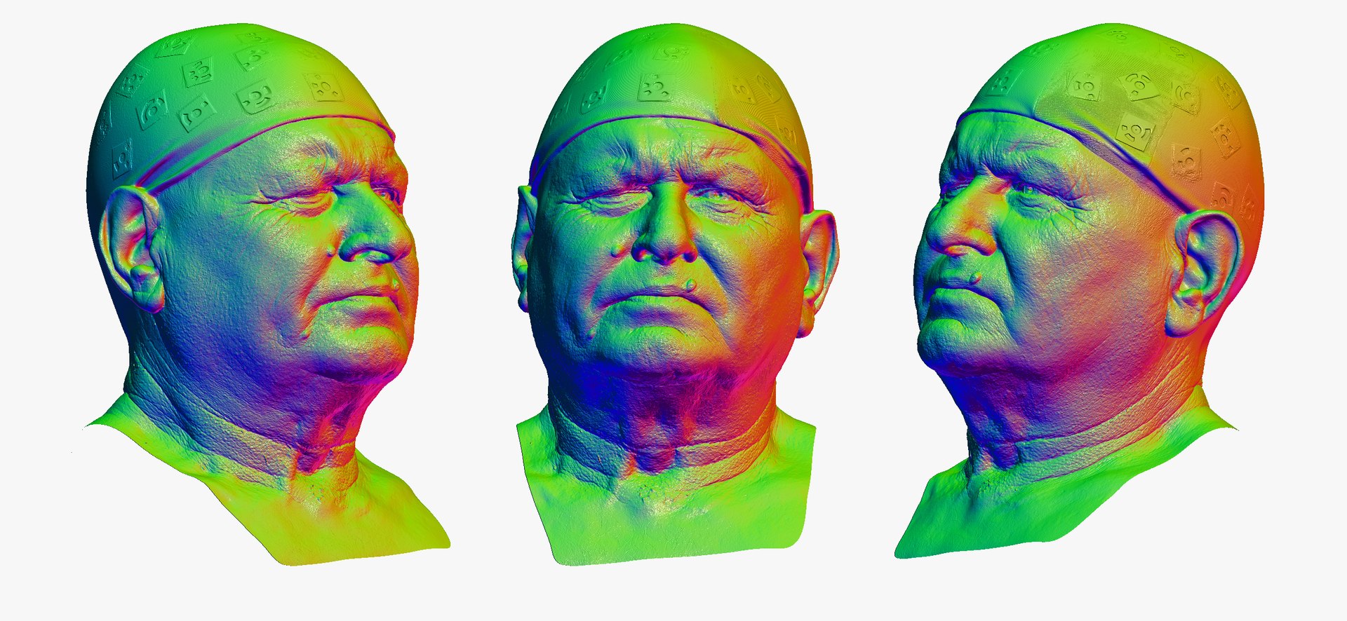 Homer Human Head Wink Right AU46 Clean Scan Model - TurboSquid 1748901