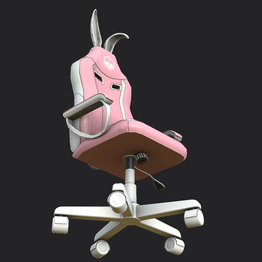 3D Pink Bunny Gaming Chair model - TurboSquid 2155912