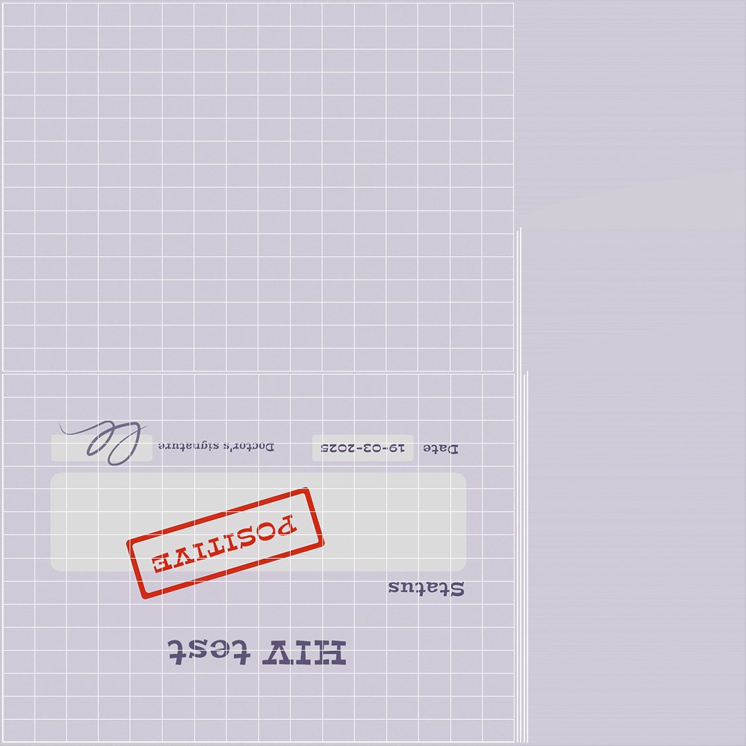HIV Rapid Test Card Positive 3D Model - TurboSquid 2395933